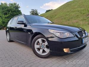 Black BMW 520 2008 in Rezekne, with an engine capacity of 2.00 L and mileage of 293 thousand km for 4250 €, photo 7 on AUTOMOTO.COM.LV