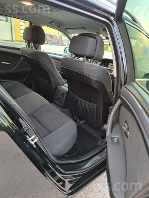 Black BMW 520 2008 in Rezekne, with an engine capacity of 2.00 L and mileage of 293 thousand km for 4250 €, photo 15 on AUTOMOTO.COM.LV
