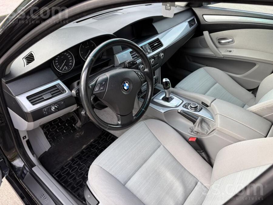 Melns BMW 520 2008 Tukums, ar dzinēja tilpumu 2.00 L un nobraukumu 311 tūkst. km par 3300 €, foto 7 vietnē AUTOMOTO.COM.LV
