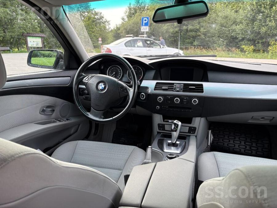 Melns BMW 520 2008 Tukums, ar dzinēja tilpumu 2.00 L un nobraukumu 311 tūkst. km par 3300 €, foto 8 vietnē AUTOMOTO.COM.LV