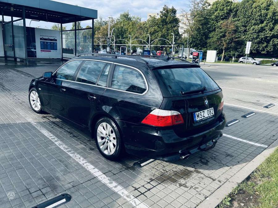 Melns BMW 520 2008 Viļņa, ar dzinēja tilpumu 2.00 L un nobraukumu 286 tūkst. km par 2600 €, foto 1 vietnē AUTOMOTO.COM.LV