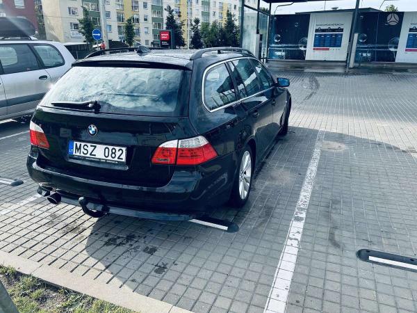 Черный БМВ 520 2008 в Вильнюс, объемом двигателя 2.00 л и пробегом 286 тыс. км за 2600 €, фото 4 на AUTOMOTO.COM.LV