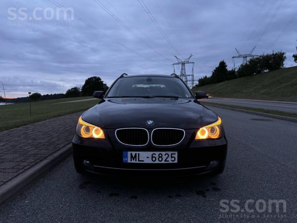 Черный БМВ 520 2008 в Айзкраукле, объемом двигателя 2.00 л и пробегом 455 тыс. км за 4800 €, фото 2 на AUTOMOTO.COM.LV