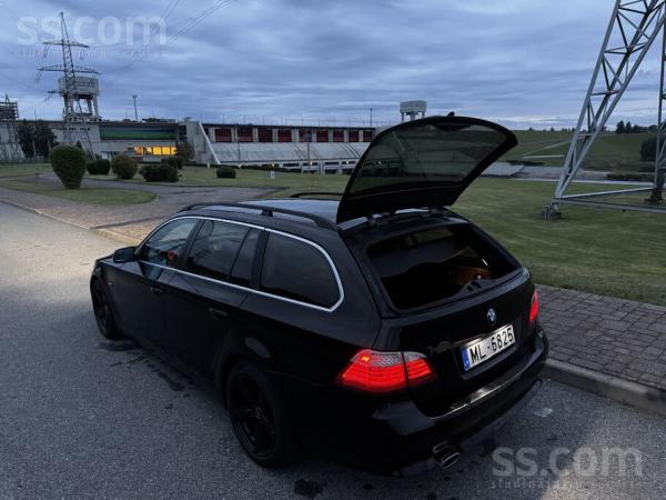 Черный БМВ 520 2008 в Айзкраукле, объемом двигателя 2.00 л и пробегом 455 тыс. км за 4800 €, фото 7 на AUTOMOTO.COM.LV
