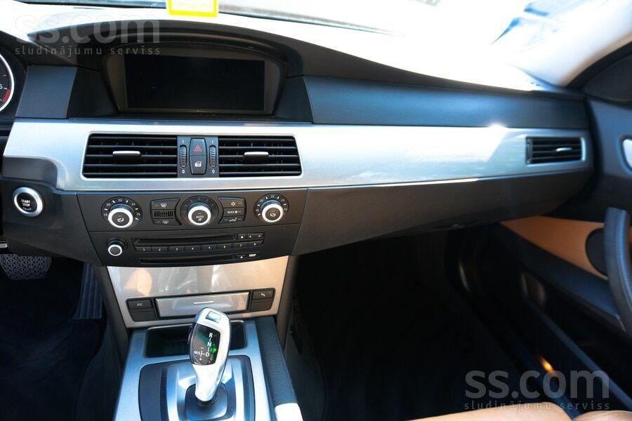 Melns BMW 520 2008 Rīga, ar dzinēja tilpumu 2.00 L un nobraukumu 271 tūkst. km par 5990 €, foto 9 vietnē AUTOMOTO.COM.LV