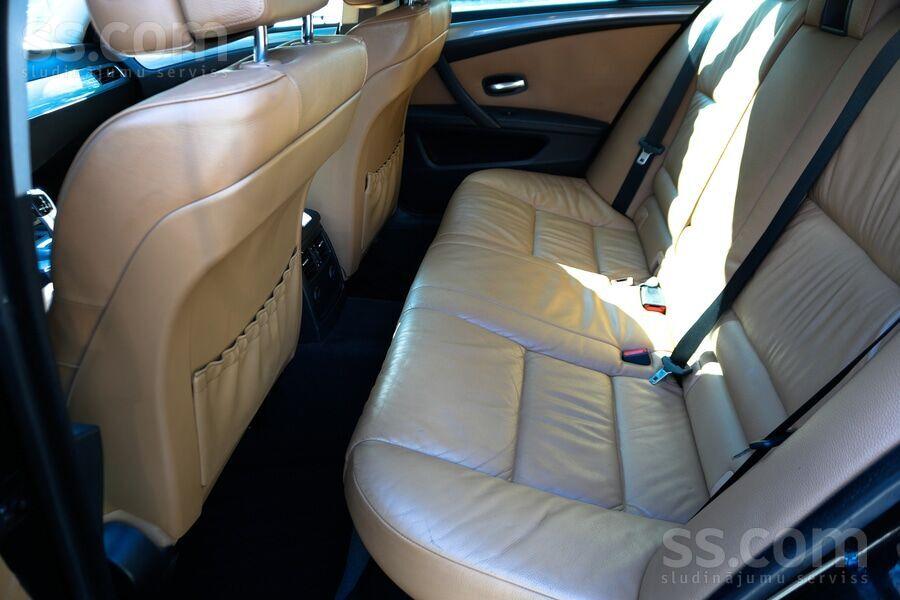 Melns BMW 520 2008 Rīga, ar dzinēja tilpumu 2.00 L un nobraukumu 271 tūkst. km par 5990 €, foto 12 vietnē AUTOMOTO.COM.LV