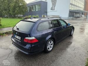 Black BMW 520 2008 in Kaunas, with an engine capacity of 2.00 L and mileage of 501 thousand km for 1799 €, photo 5 on AUTOMOTO.COM.LV