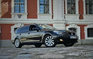 Black BMW 520 2009 in Jelgava, with an engine capacity of 2.00 L and mileage of 278 thousand km for 7300 €, photo 2 on AUTOMOTO.COM.LV
