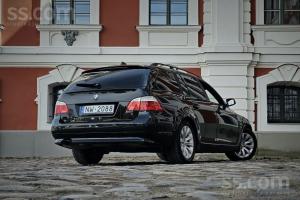 Black BMW 520 2009 in Jelgava, with an engine capacity of 2.00 L and mileage of 278 thousand km for 7300 €, photo 8 on AUTOMOTO.COM.LV