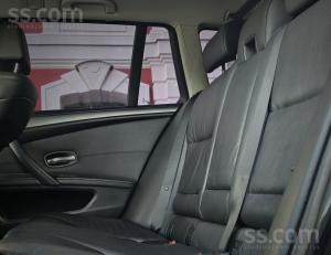 Black BMW 520 2009 in Jelgava, with an engine capacity of 2.00 L and mileage of 278 thousand km for 7300 €, photo 16 on AUTOMOTO.COM.LV