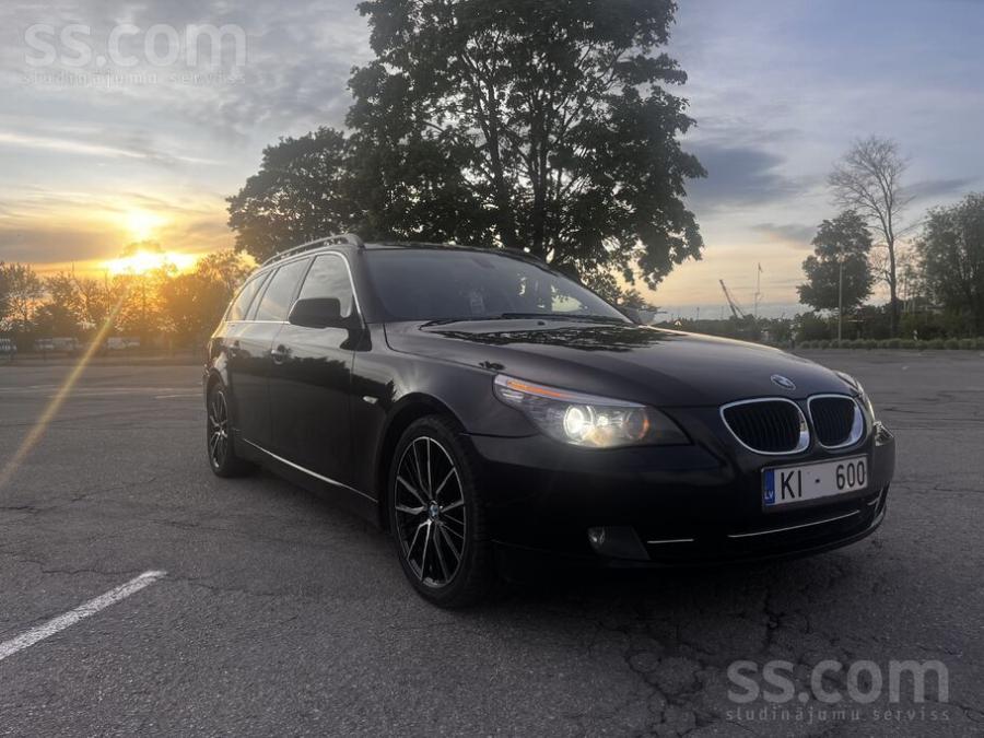 Melns BMW 520 2009 Jelgava, ar dzinēja tilpumu 2.00 L un nobraukumu 342 tūkst. km par 5500 €, foto 1 vietnē AUTOMOTO.COM.LV