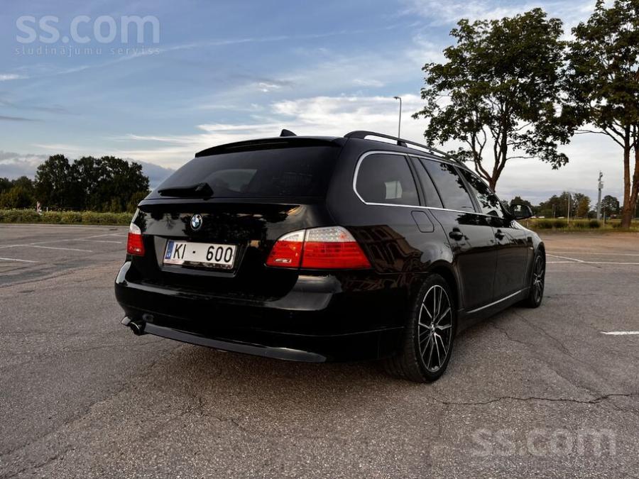 Melns BMW 520 2009 Jelgava, ar dzinēja tilpumu 2.00 L un nobraukumu 342 tūkst. km par 5500 €, foto 4 vietnē AUTOMOTO.COM.LV