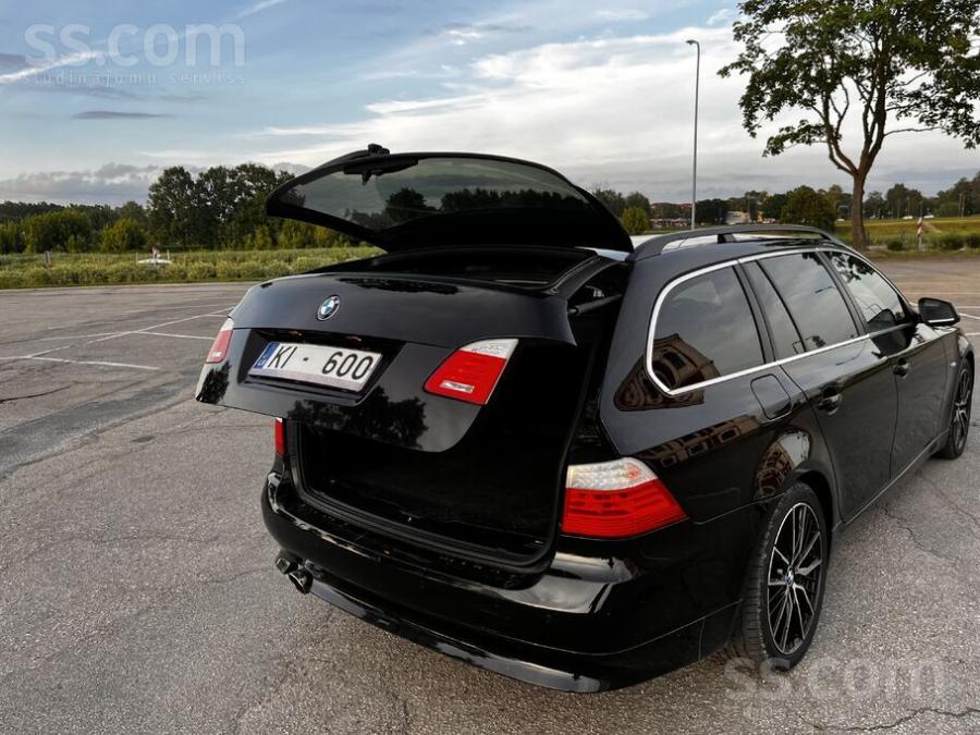 Melns BMW 520 2009 Jelgava, ar dzinēja tilpumu 2.00 L un nobraukumu 342 tūkst. km par 5500 €, foto 5 vietnē AUTOMOTO.COM.LV