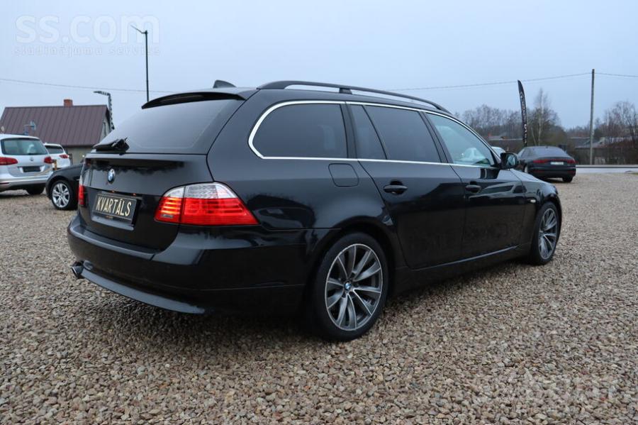 Black BMW 520 2009 in Gulbene, with an engine capacity of 2.00 L and mileage of 272 thousand km for 6990 €, photo 4 on AUTOMOTO.COM.LV