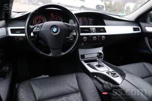 Black BMW 520 2009 in Gulbene, with an engine capacity of 2.00 L and mileage of 272 thousand km for 6990 €, photo 10 on AUTOMOTO.COM.LV