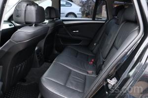 Black BMW 520 2009 in Gulbene, with an engine capacity of 2.00 L and mileage of 272 thousand km for 6990 €, photo 14 on AUTOMOTO.COM.LV