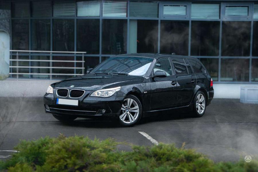Melns BMW 520 2009 Klaipėda, ar dzinēja tilpumu 2.00 L un nobraukumu 430 tūkst. km par 5000 €, foto 3 vietnē AUTOMOTO.COM.LV