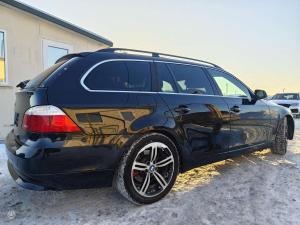 Black BMW 520 2009 in Vilnius, with an engine capacity of 2.99 L and mileage of 336 thousand km for 3750 €, photo 4 on AUTOMOTO.COM.LV