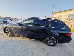 Black BMW 520 2009 in Vilnius, with an engine capacity of 2.99 L and mileage of 336 thousand km for 3750 €, photo 12 on AUTOMOTO.COM.LV