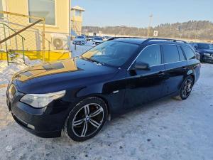 Black BMW 520 2009 in Vilnius, with an engine capacity of 2.99 L and mileage of 336 thousand km for 3750 €, photo 30 on AUTOMOTO.COM.LV