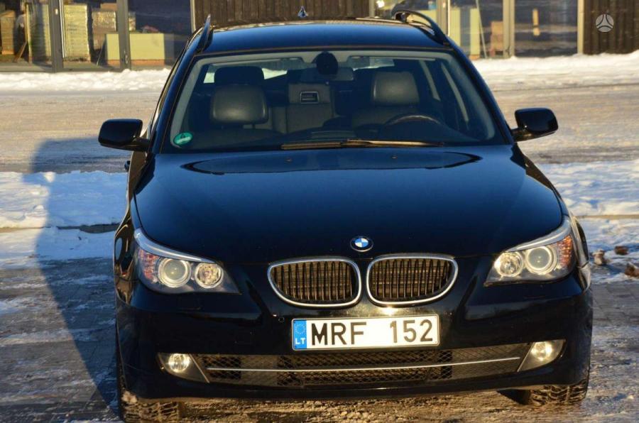 Melns BMW 520 2009 Šauļi, ar dzinēja tilpumu 2.00 L un nobraukumu 320 tūkst. km par 3900 €, foto 4 vietnē AUTOMOTO.COM.LV