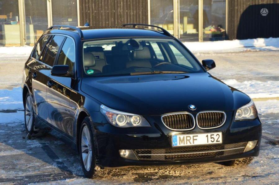 Melns BMW 520 2009 Šauļi, ar dzinēja tilpumu 2.00 L un nobraukumu 320 tūkst. km par 3900 €, foto 5 vietnē AUTOMOTO.COM.LV