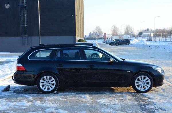 Black BMW 520 2009 in Siauliai, with an engine capacity of 2.00 L and mileage of 320 thousand km for 3900 €, photo 10 on AUTOMOTO.COM.LV