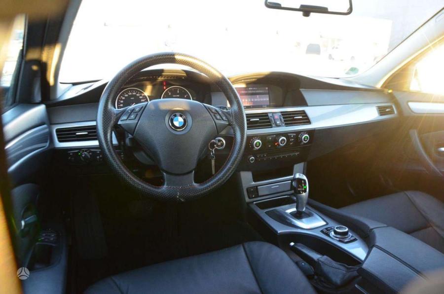 Melns BMW 520 2009 Šauļi, ar dzinēja tilpumu 2.00 L un nobraukumu 320 tūkst. km par 3900 €, foto 19 vietnē AUTOMOTO.COM.LV