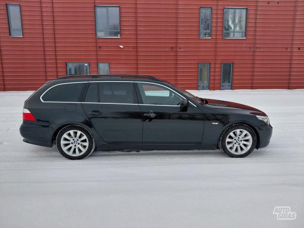 Black BMW 520 2009 in Vilkaviskis, with an engine capacity of 2.00 L and mileage of 415 thousand km for 3950 €, photo 2 on AUTOMOTO.COM.LV