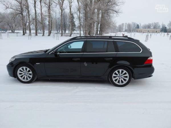 Black BMW 520 2009 in Vilkaviskis, with an engine capacity of 2.00 L and mileage of 415 thousand km for 3950 €, photo 4 on AUTOMOTO.COM.LV