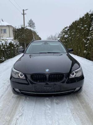 Black BMW 520 2009 in Kaunas, with an engine capacity of 2.00 L and mileage of 318 thousand km for 3800 €, photo 8 on AUTOMOTO.COM.LV