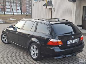 Black BMW 520 2009 in Silute, with an engine capacity of 2.00 L and mileage of 312 thousand km for 4300 €, photo 7 on AUTOMOTO.COM.LV