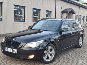 Black BMW 520 2009 in Silute, with an engine capacity of 2.00 L and mileage of 312 thousand km for 4300 €, photo 8 on AUTOMOTO.COM.LV
