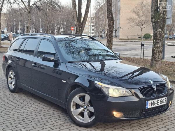 Black BMW 520 2009 in Silute, with an engine capacity of 2.00 L and mileage of 312 thousand km for 4300 €, photo 4 on AUTOMOTO.COM.LV
