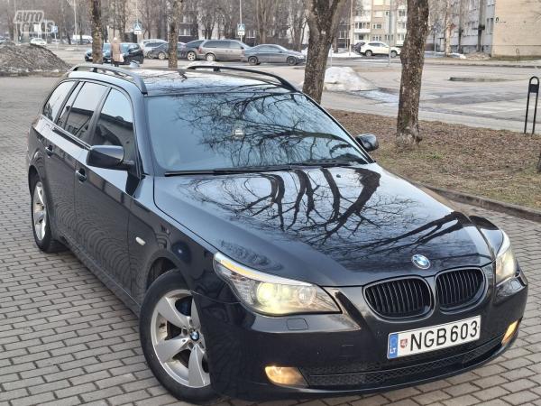 Black BMW 520 2009 in Silute, with an engine capacity of 2.00 L and mileage of 312 thousand km for 4300 €, photo 7 on AUTOMOTO.COM.LV
