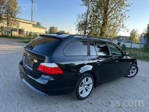 Black BMW 520 2009 in Riga, with an engine capacity of 2.00 L and mileage of 0 thousand km for 3950 €, photo 3 on AUTOMOTO.COM.LV