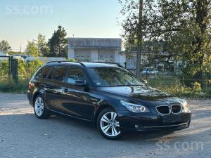 Black BMW 520 2009 in Riga, with an engine capacity of 2.00 L and mileage of 0 thousand km for 3950 €, photo 7 on AUTOMOTO.COM.LV