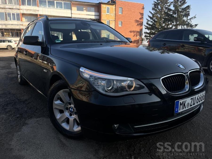 Melns BMW 520 2009 Bauska, ar dzinēja tilpumu 2.00 L un nobraukumu 370 tūkst. km par 3499 €, foto 1 vietnē AUTOMOTO.COM.LV