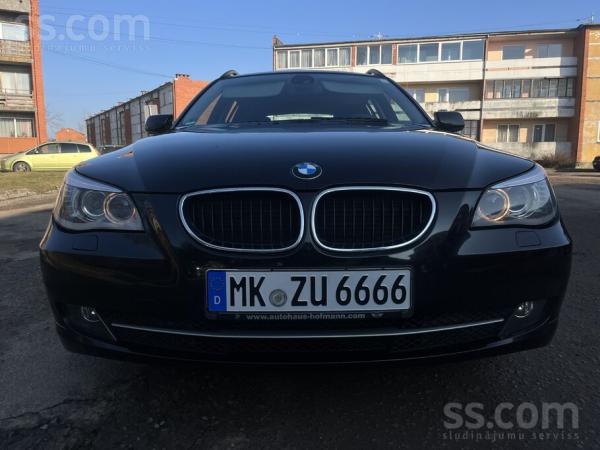 Melns BMW 520 2009 Bauska, ar dzinēja tilpumu 2.00 L un nobraukumu 370 tūkst. km par 3499 €, foto 3 vietnē AUTOMOTO.COM.LV