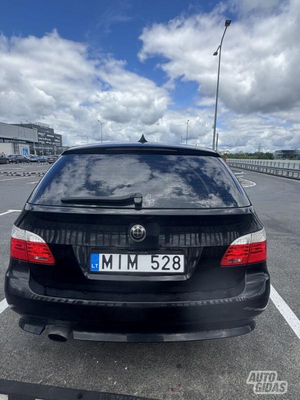 Black BMW 520 2009 in Vilnius, with an engine capacity of 2.00 L and mileage of 312 thousand km for 3500 €, photo 5 on AUTOMOTO.COM.LV