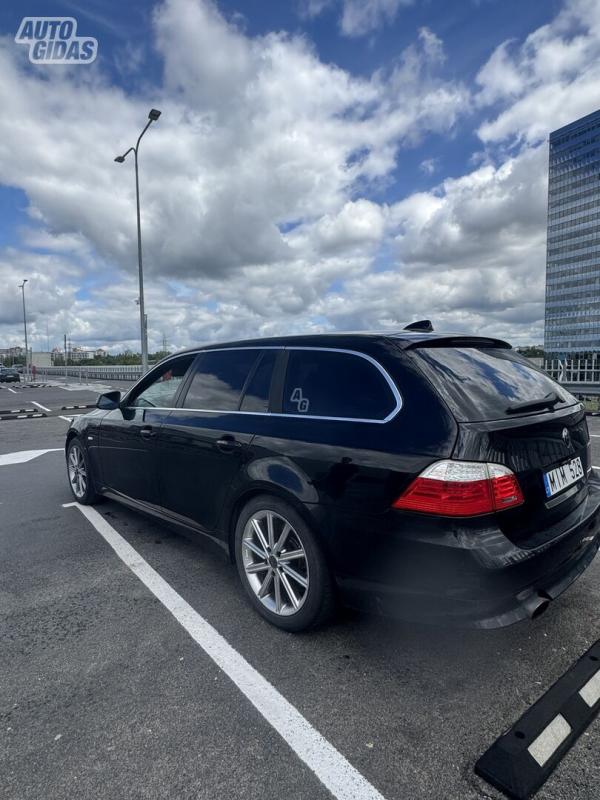 Black BMW 520 2009 in Vilnius, with an engine capacity of 2.00 L and mileage of 312 thousand km for 3500 €, photo 6 on AUTOMOTO.COM.LV