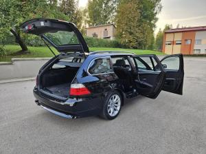 Black BMW 520 2009 in Jekabpils, with an engine capacity of 2.00 L and mileage of 329 thousand km for 4990 €, photo 23 on AUTOMOTO.COM.LV