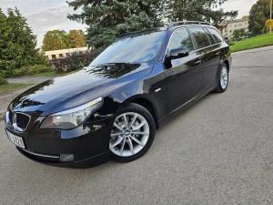 Black BMW 520 2009 in Jekabpils, with an engine capacity of 2.00 L and mileage of 329 thousand km for 4990 €, photo 27 on AUTOMOTO.COM.LV
