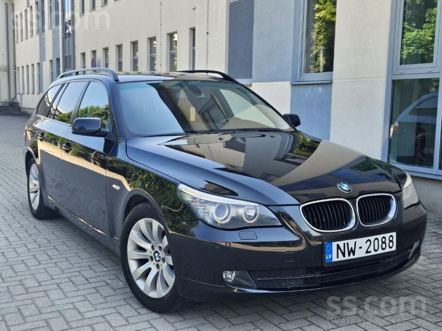 Melns BMW 520 2009 Jelgava, ar dzinēja tilpumu 2.00 L un nobraukumu 300 tūkst. km par 3900 €, foto 1 vietnē AUTOMOTO.COM.LV