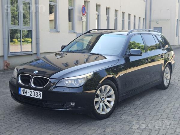 Melns BMW 520 2009 Jelgava, ar dzinēja tilpumu 2.00 L un nobraukumu 300 tūkst. km par 3900 €, foto 3 vietnē AUTOMOTO.COM.LV