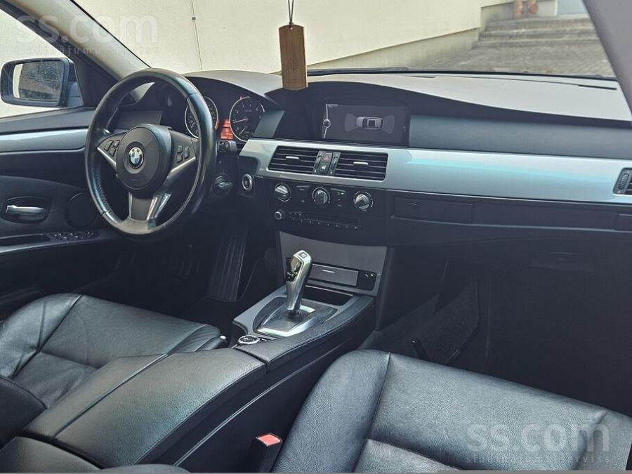 Melns BMW 520 2009 Jelgava, ar dzinēja tilpumu 2.00 L un nobraukumu 300 tūkst. km par 3900 €, foto 6 vietnē AUTOMOTO.COM.LV