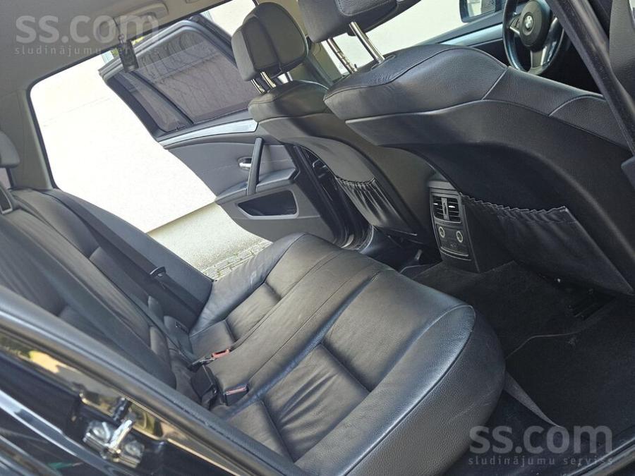 Melns BMW 520 2009 Jelgava, ar dzinēja tilpumu 2.00 L un nobraukumu 300 tūkst. km par 3900 €, foto 9 vietnē AUTOMOTO.COM.LV
