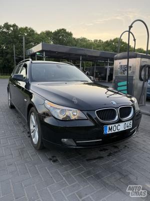 Melns BMW 520 2009 Kauņa, ar dzinēja tilpumu 2.00 L un nobraukumu 310 tūkst. km par 3600 €, foto  vietnē AUTOMOTO.COM.LV