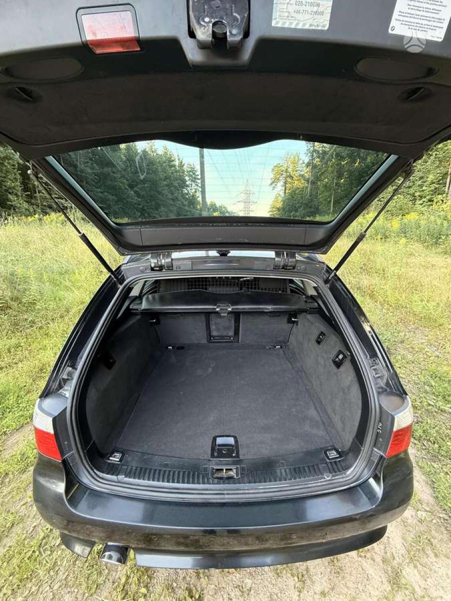 Black BMW 520 2009 in Vilnius, with an engine capacity of 2.00 L and mileage of 300 thousand km for 3500 €, photo 30 on AUTOMOTO.COM.LV