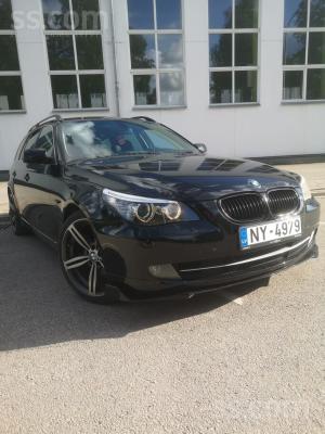 Black BMW 520 2009 in Riga, with an engine capacity of 2.00 L and mileage of 291 thousand km for 6800 €, photo  on AUTOMOTO.COM.LV